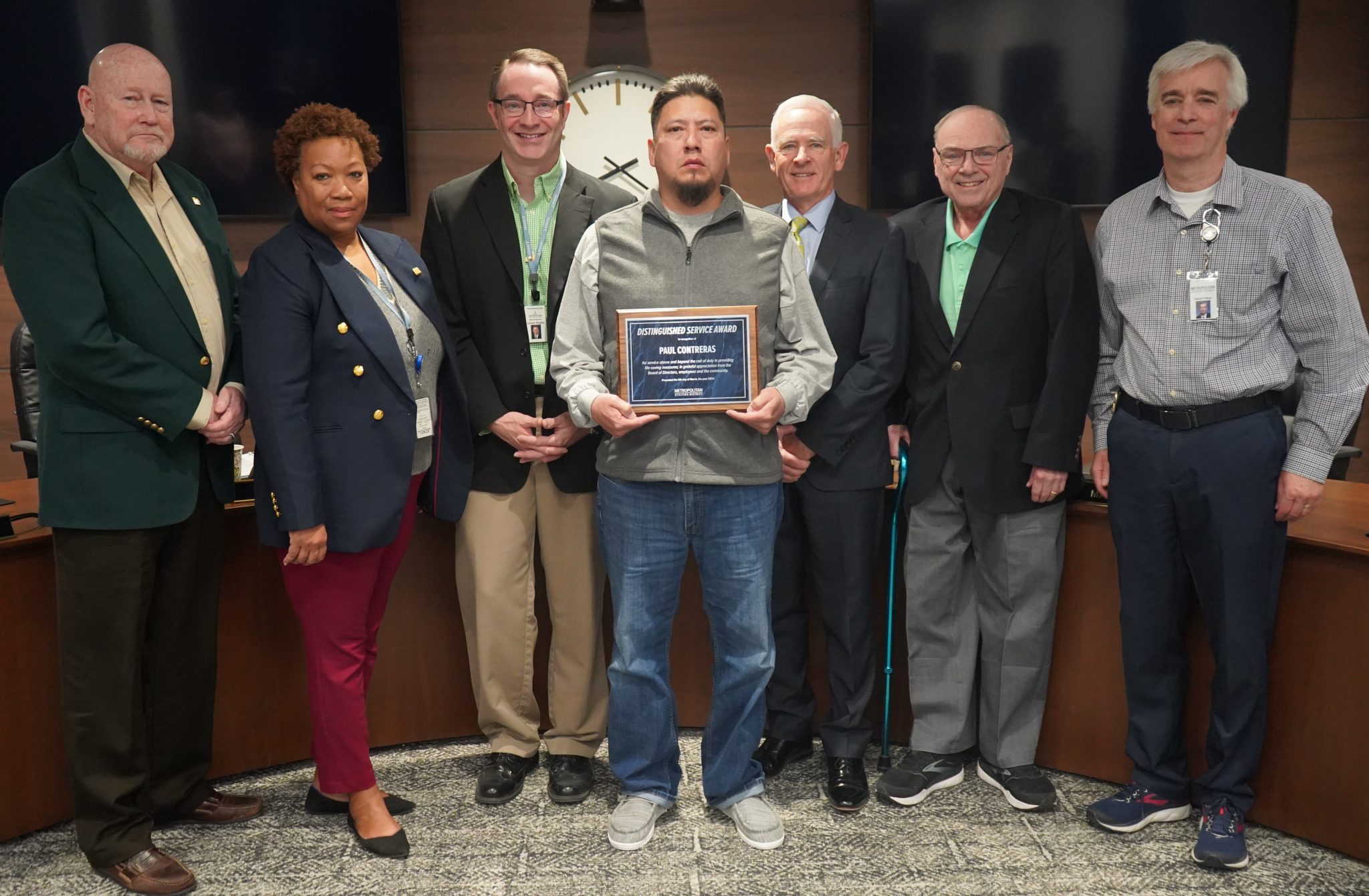 M.U.D. Board Recognizes Paul Contreras with Distinguished Service Award ...